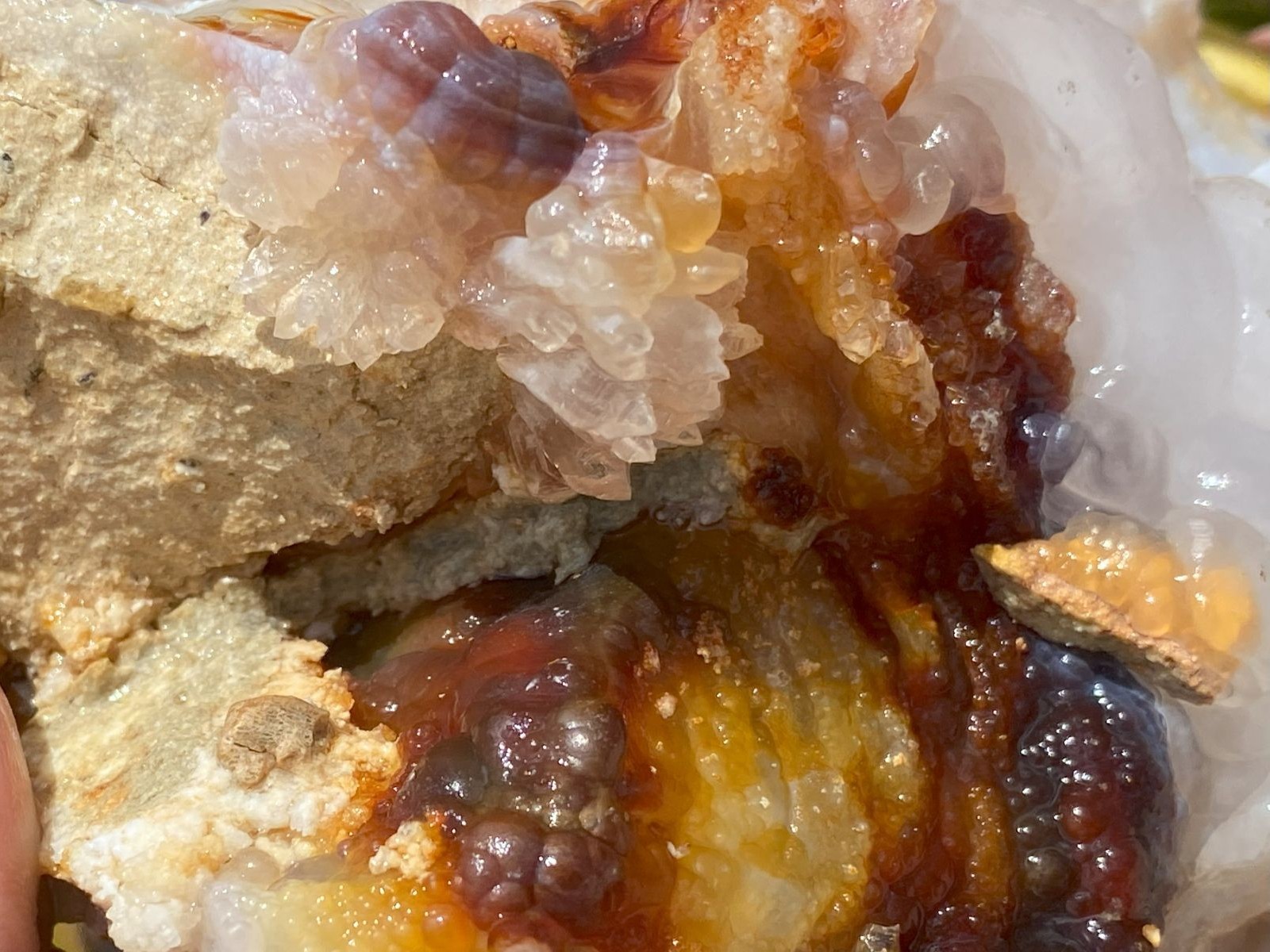 Fire Agate Mineral Specimens For Sale Gemstone Rough