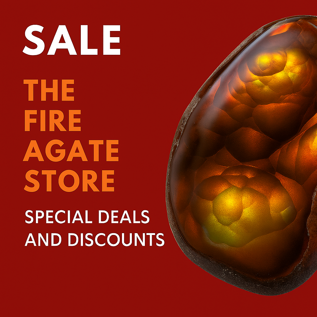 Fire Agate Rough For Sale - Gemstones and Mineral Specimens